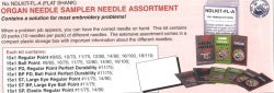 Super Needle Assortment 200 Needles # NDLKIT- FL-A 15X1 For any sewing ...