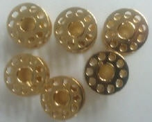 Gold METAL 2518 ONE Pack of 6 Bobbins – Sew4less